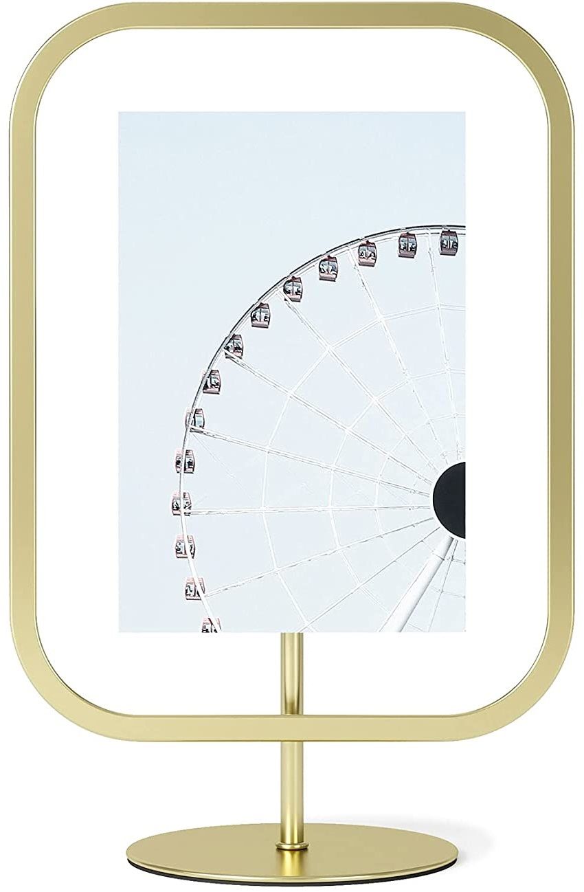 Рамка за снимки Umbra - Infinity Sqround, 10 x 15 cm, месинг | Ozone.bg