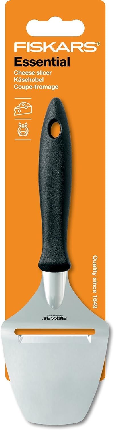 Резачка за сирена Fiskars - Essential, черна | Ozone.bg