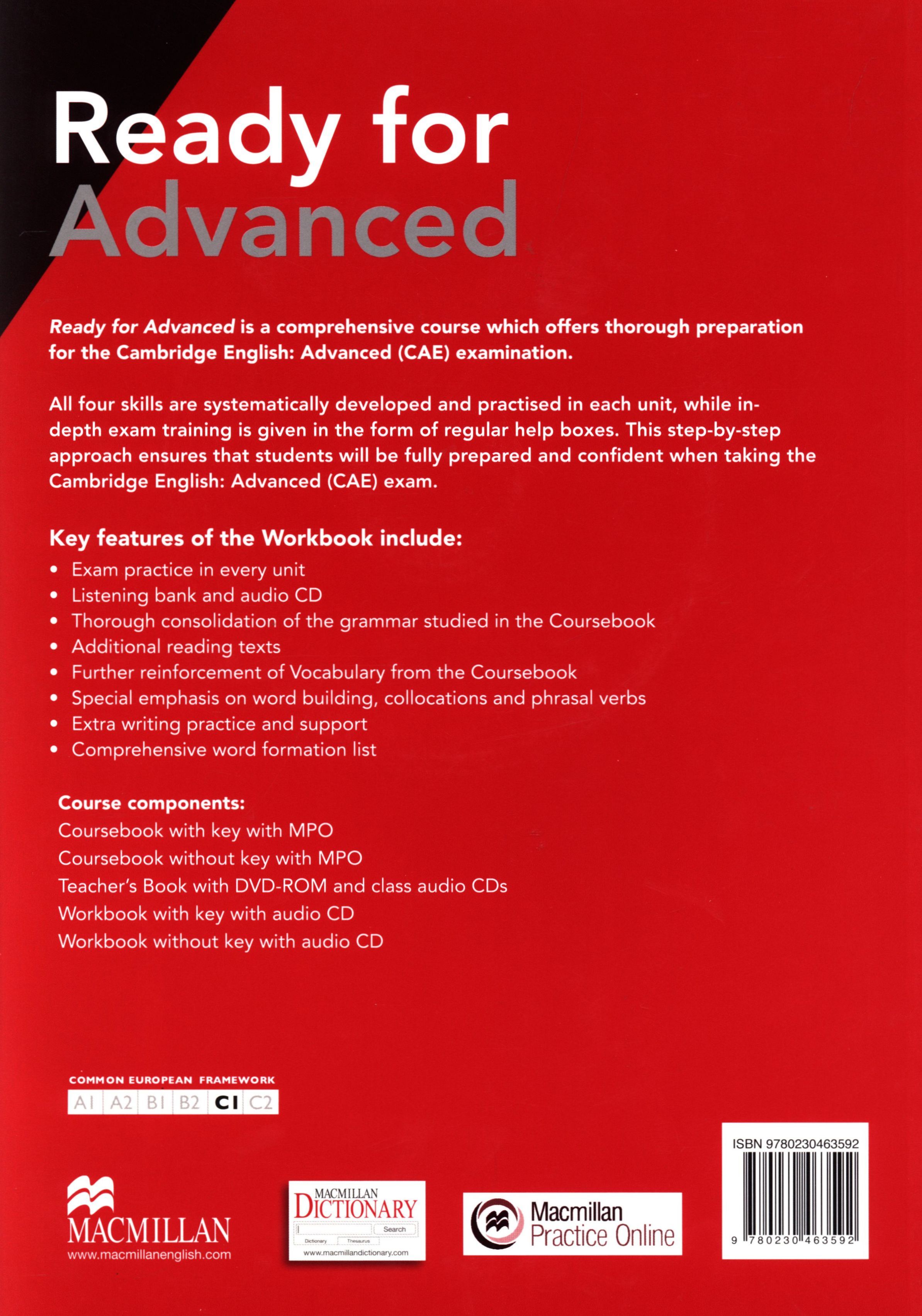 Ready for Advanced 3-rd edition C1: Workbook / Английски език (Работна ...