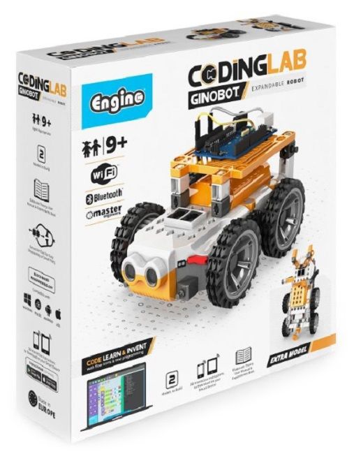 Роботизиран конструктор Engino Coding Lab - Ginobot | Отлична цена | Ozone.bg