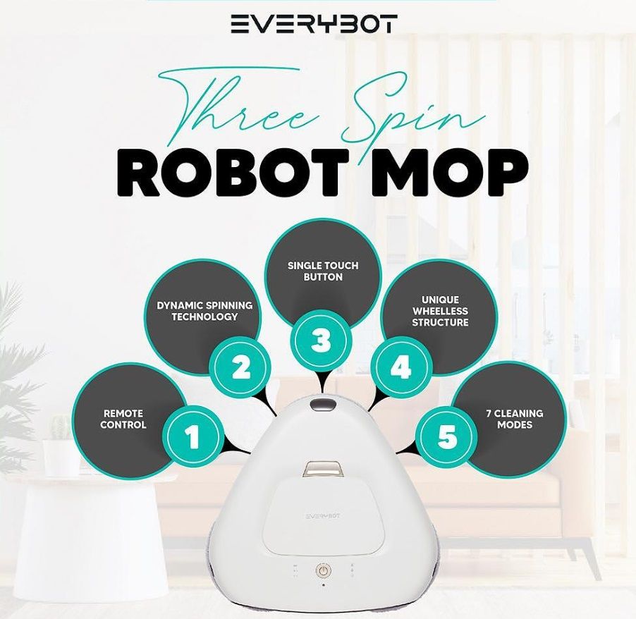 Робот подочистачка Everybot - TS300, бяла | Ozone.bg