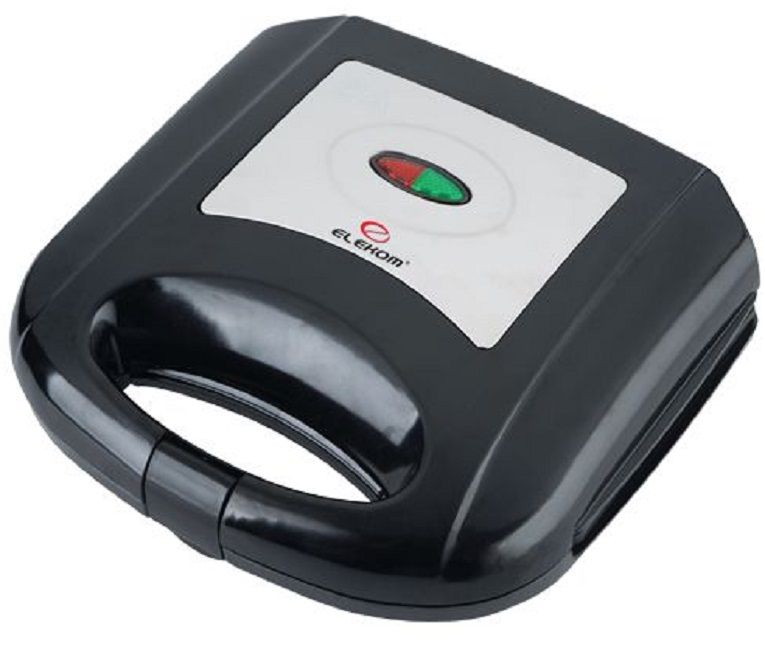 Сандвич-тостер Elekom - 1806 B, 820W, 1 степен, черен/сив | Ozone.bg