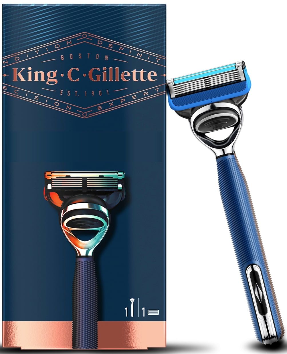 Gillette King C. Самобръсначка, 1 ножче | Ozone.bg