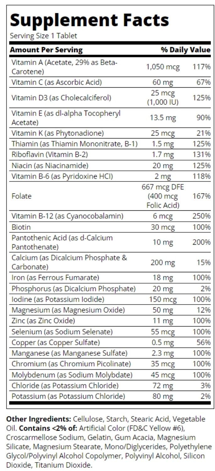 Sentry Multivitamin & Multimineral, 300 таблетки, 21st Century | Ozone.bg