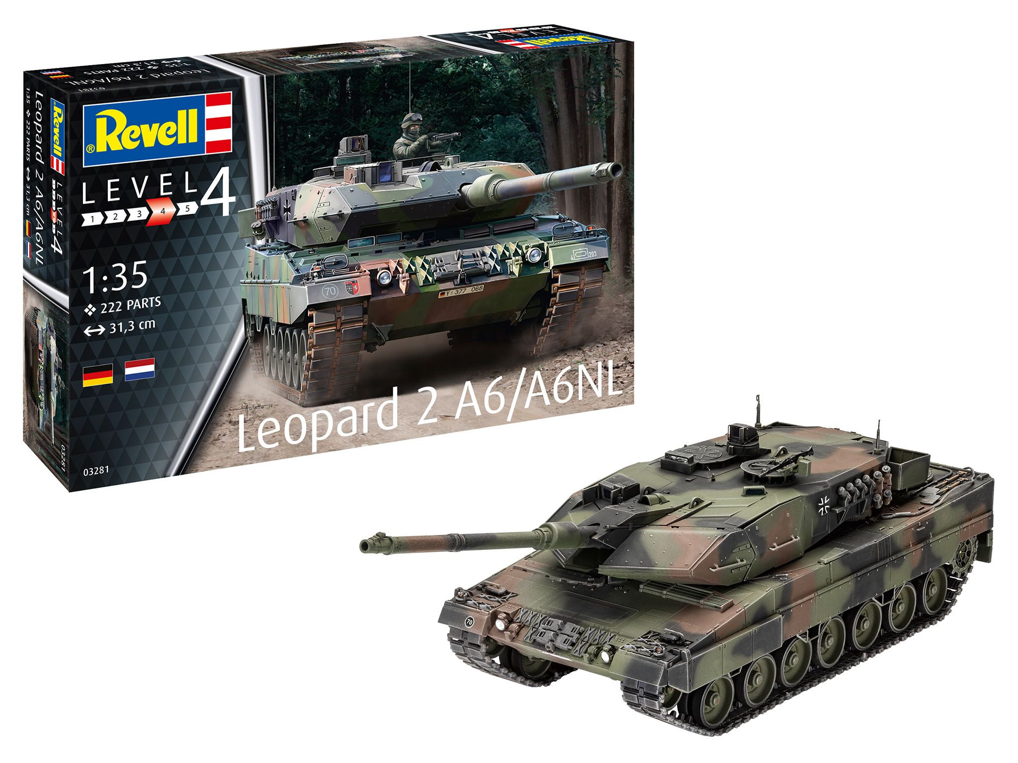 Сглобяем модел Revell - Танк Леопард 2 A6/A6NL | Ozone.bg