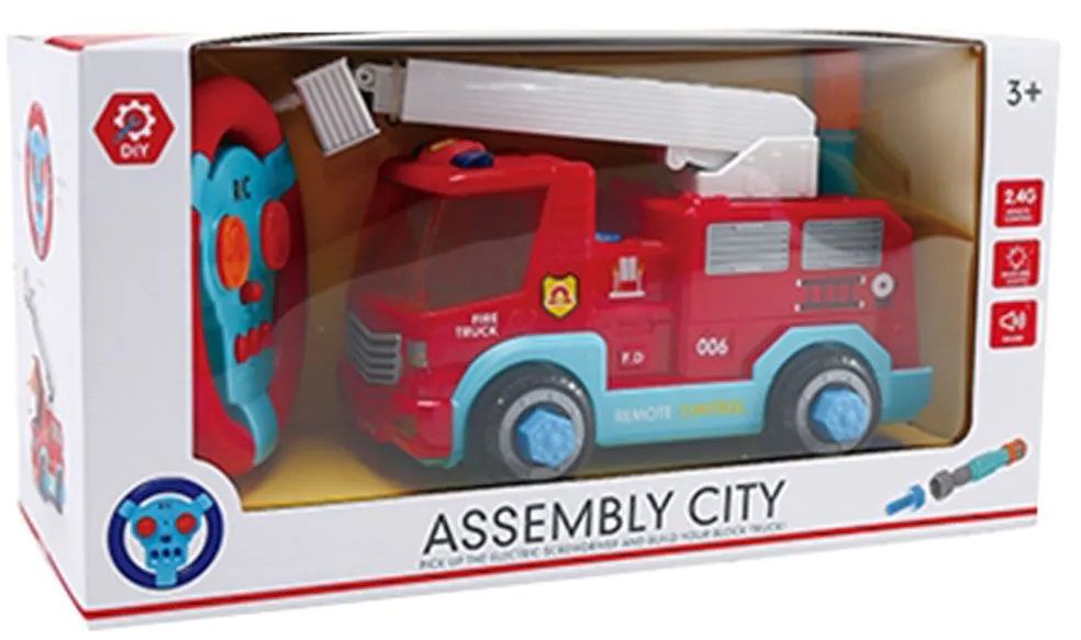 Сглобяема играчка Ocie Assembly City - Пожарна, R/C | Отлична цена ...