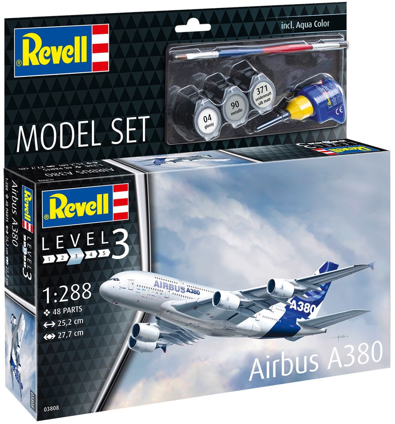 Сглобяем модел Revell Съвременни: Самолети - Еърбъс А380 | Ozone.bg