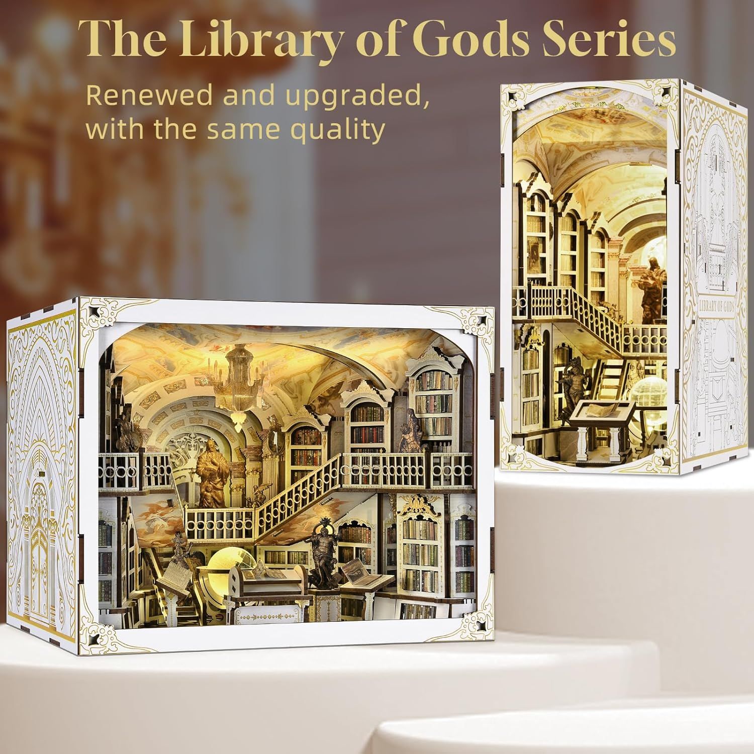 Сглобяем модел MiniCity - The Library of Gods MAX | Ozone.bg