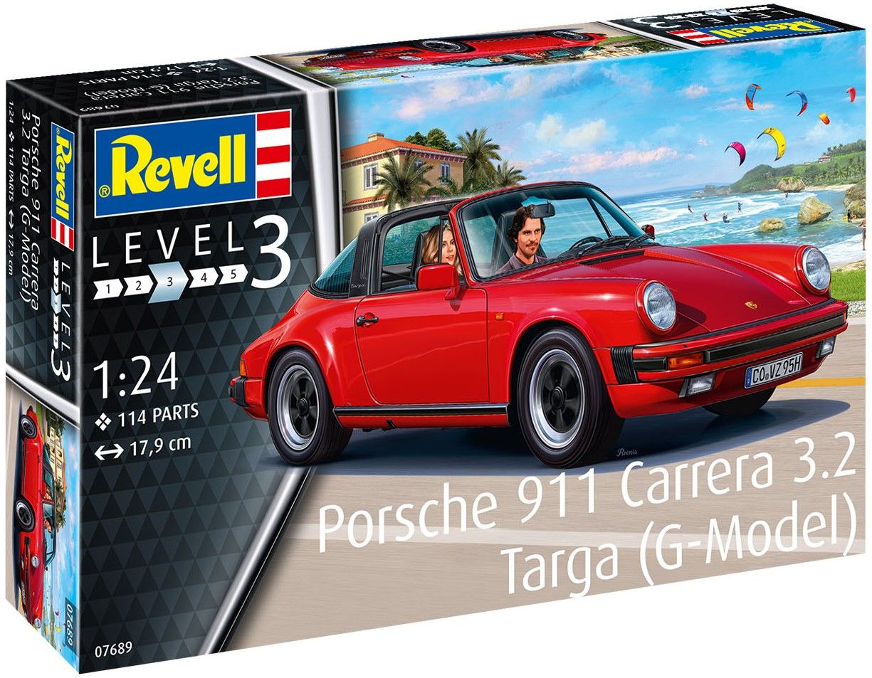 Сглобяем модел Revell Съвременни: Автомобили - Порше 911 Карера Тарга ...