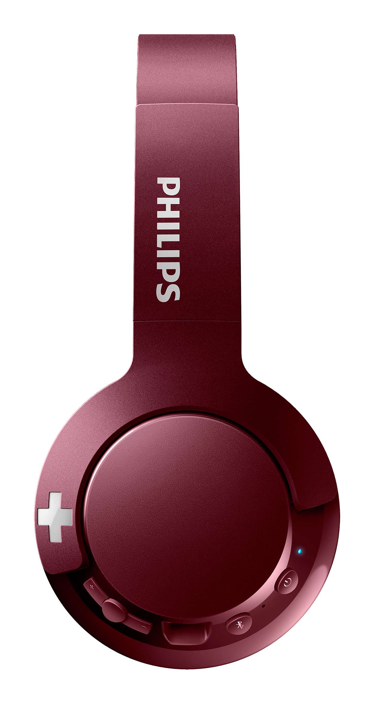 Слушалки Philips SHB3075RD - червени | Ozone.bg