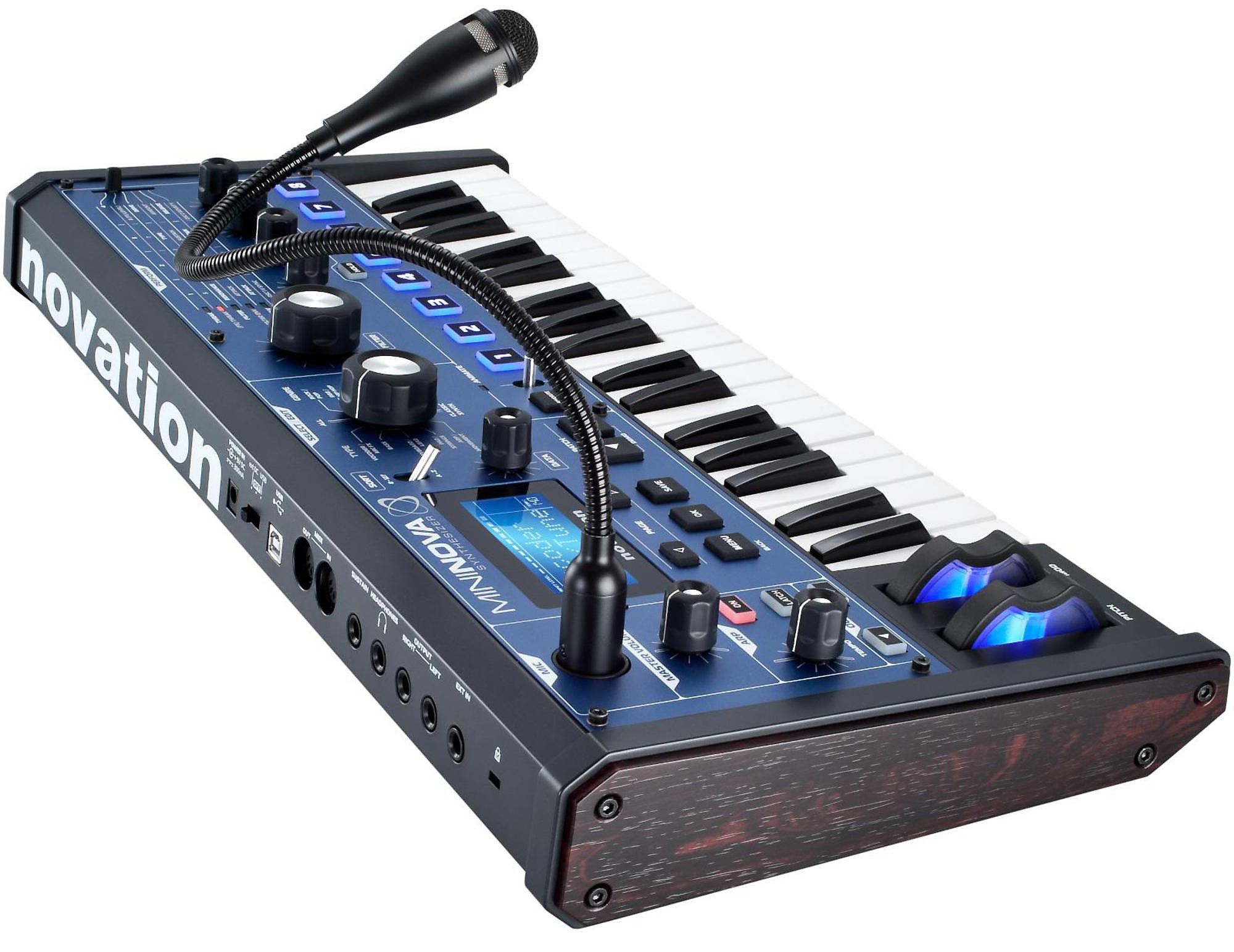 Синтезатор Novation - MiniNova, син/черен | Ozone.bg