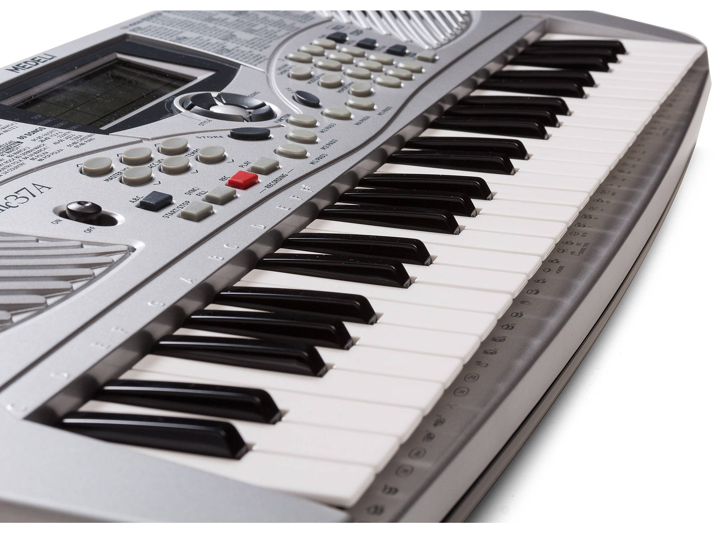 Синтезатор Medeli - MC37A, сребрист | Ozone.bg
