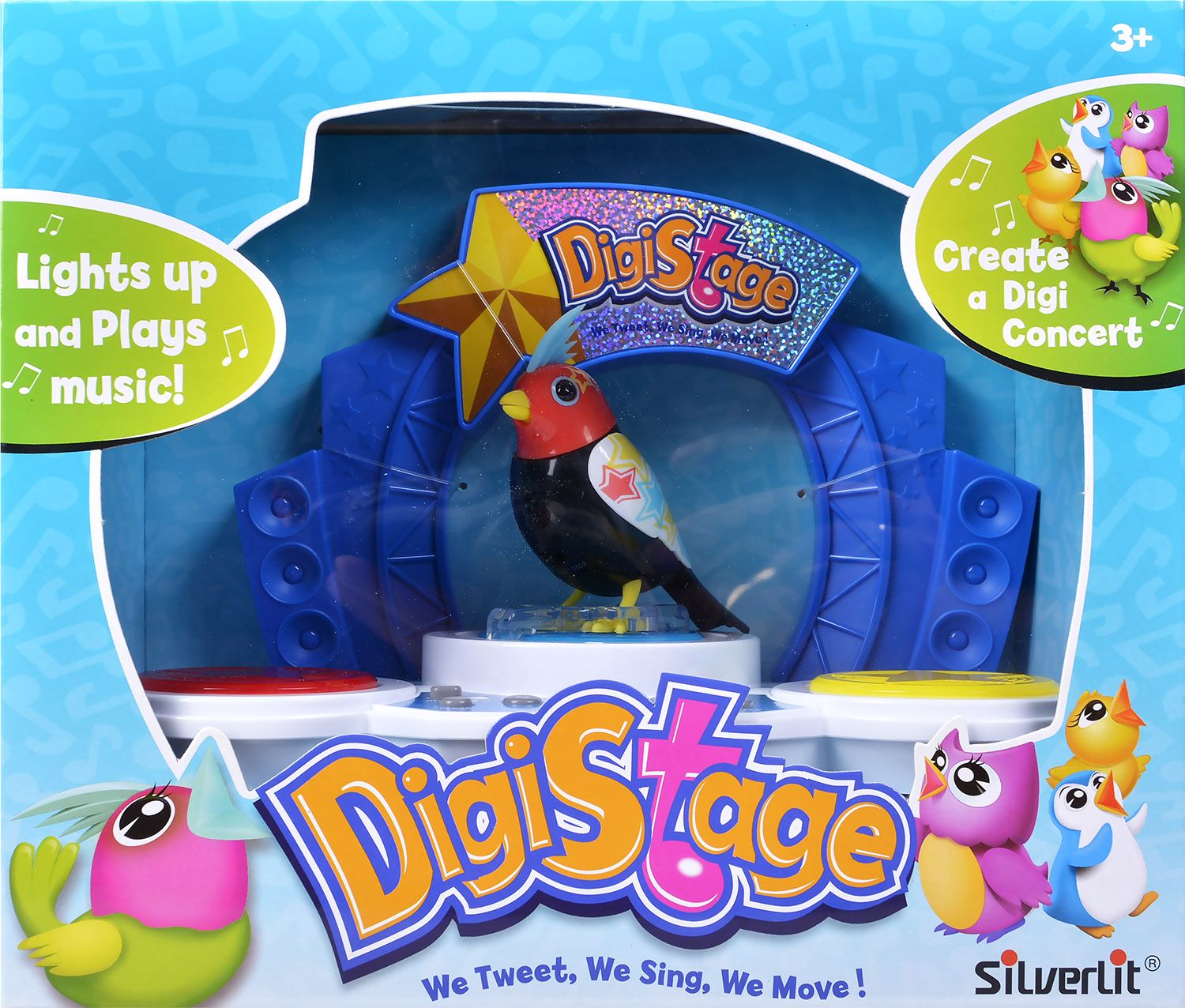 Дигитална птичка Silverlit Digi Birds - Със сцена | Отлична цена | Ozone.bg