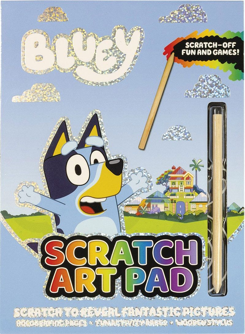 Скреч книжка - Bluey Scratch Art Pad | Ozone.bg