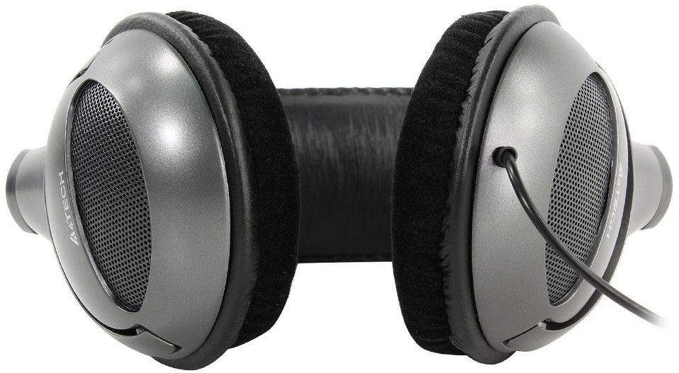 Слушалки с микрофон A4tech - HS-800, черни/сиви | Ozone.bg