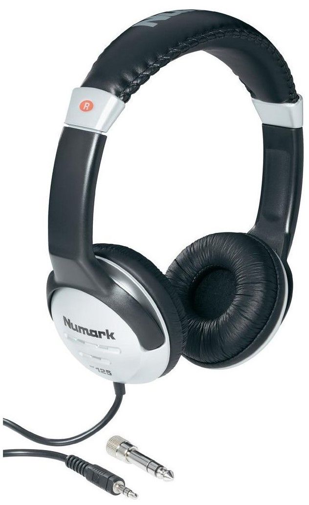 Слушалки Numark - HF125, DJ, черни/сребристи | Ozone.bg