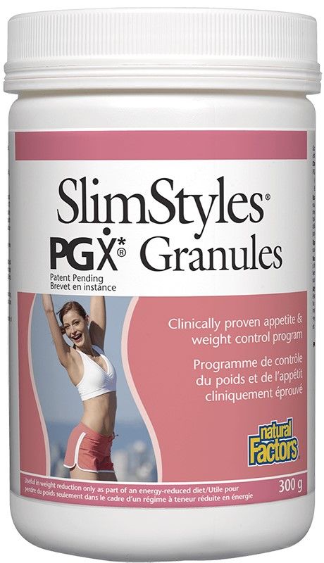 SlimStyles PGX Granules, 300 g, Natural Factors | Ozone.bg