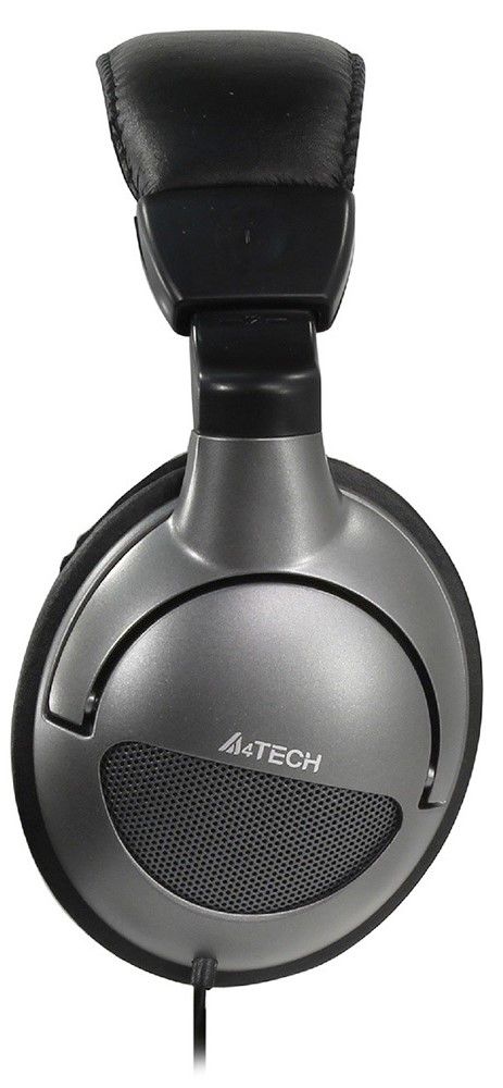 Слушалки с микрофон A4tech - HS-800, черни/сиви | Ozone.bg