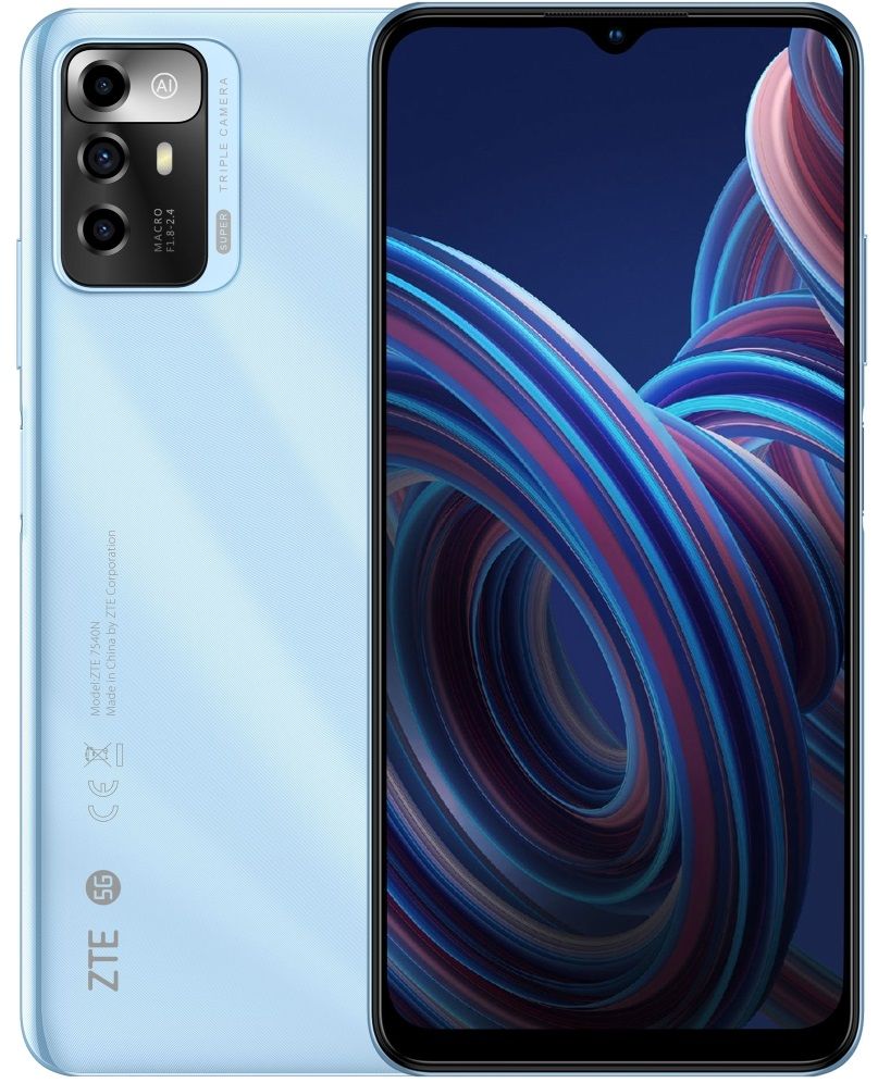 Смартфон ZTE - Blade A72 5G, 6.52'', 4/64GB, Blue | Ozone.bg