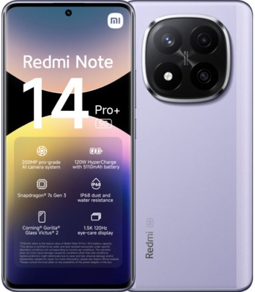Смартфон Xiaomi - Redmi Note 14 Pro Plus 5G, 6.67'', 8GB/256GB ...