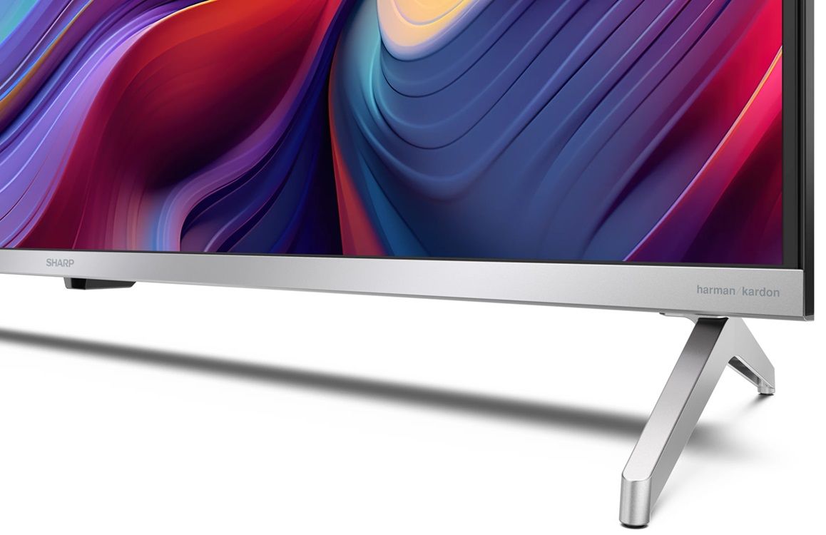 Смарт телевизор Sharp - 50GP6265E, 50'', QLED, 4K, черен ТОП цена | Ozone.bg