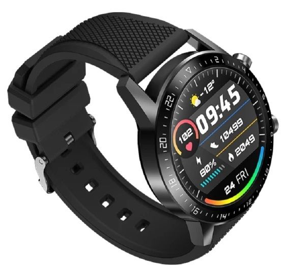 Смарт часовник Riversong - Motive 2C, 1.28'', черен | Ozone.bg