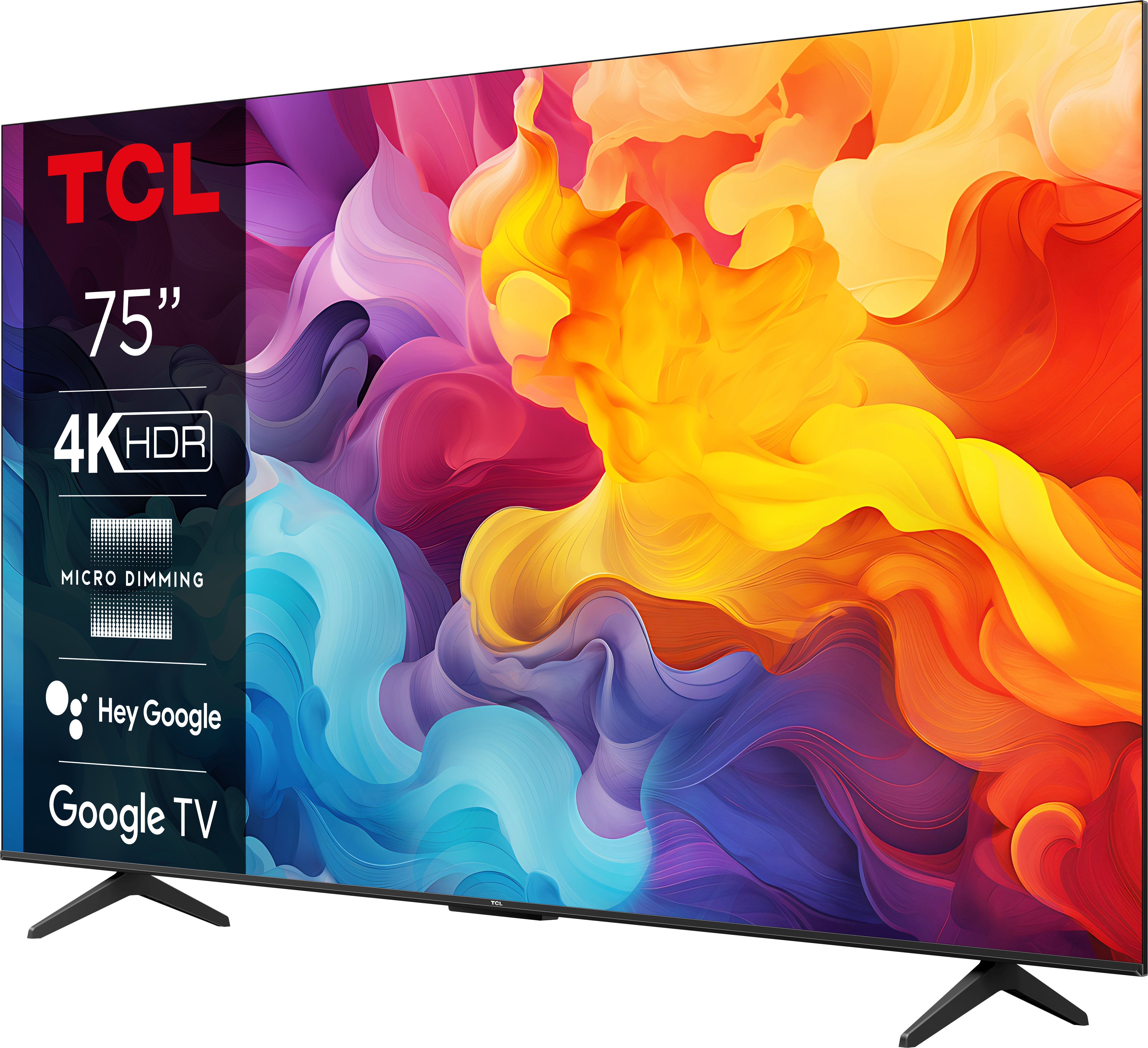 Смарт телевизор TCL - 75P69B, 75'', LED, 4K, черен ТОП цена | Ozone.bg