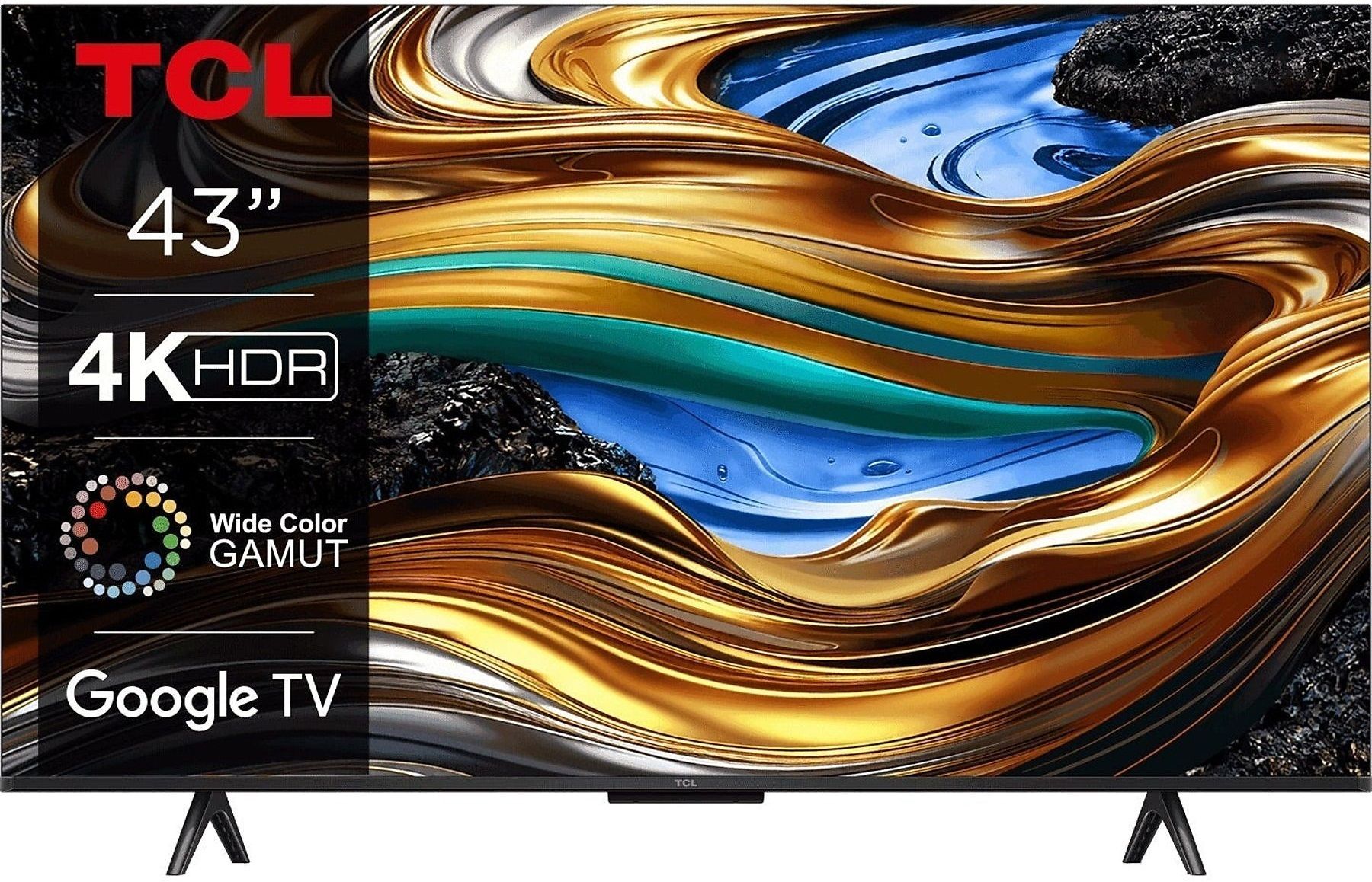 Смарт телевизор TCL - 43P71B, 43'', LED, 4K, черен ТОП цена | Ozone.bg