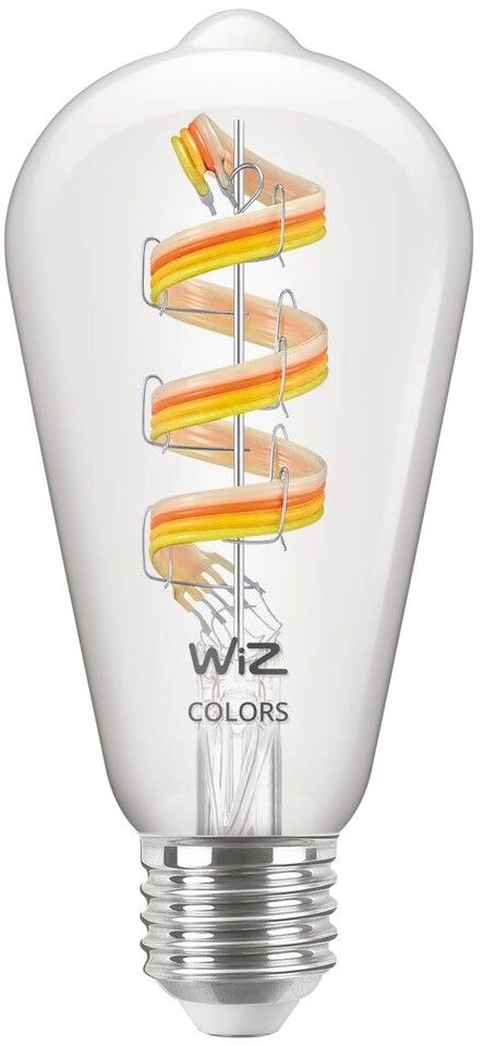 Смарт крушка WiZ - 6.3W LED, E27, ST64, RGB, dimmer | Ozone.bg