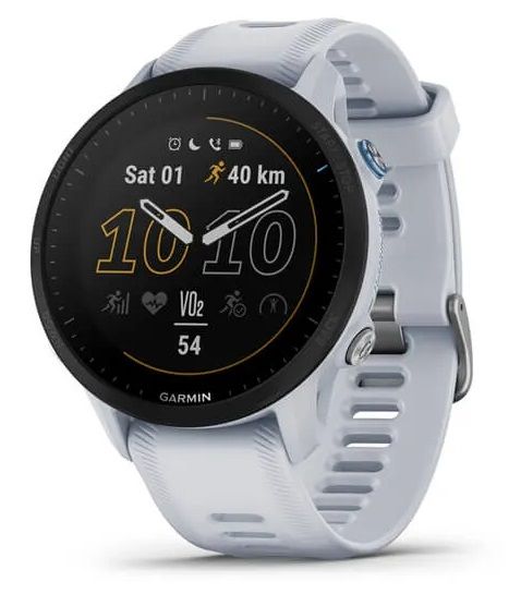 Смарт часовник Garmin - Forerunner 955, 46mm, Whitestone | Ozone.bg