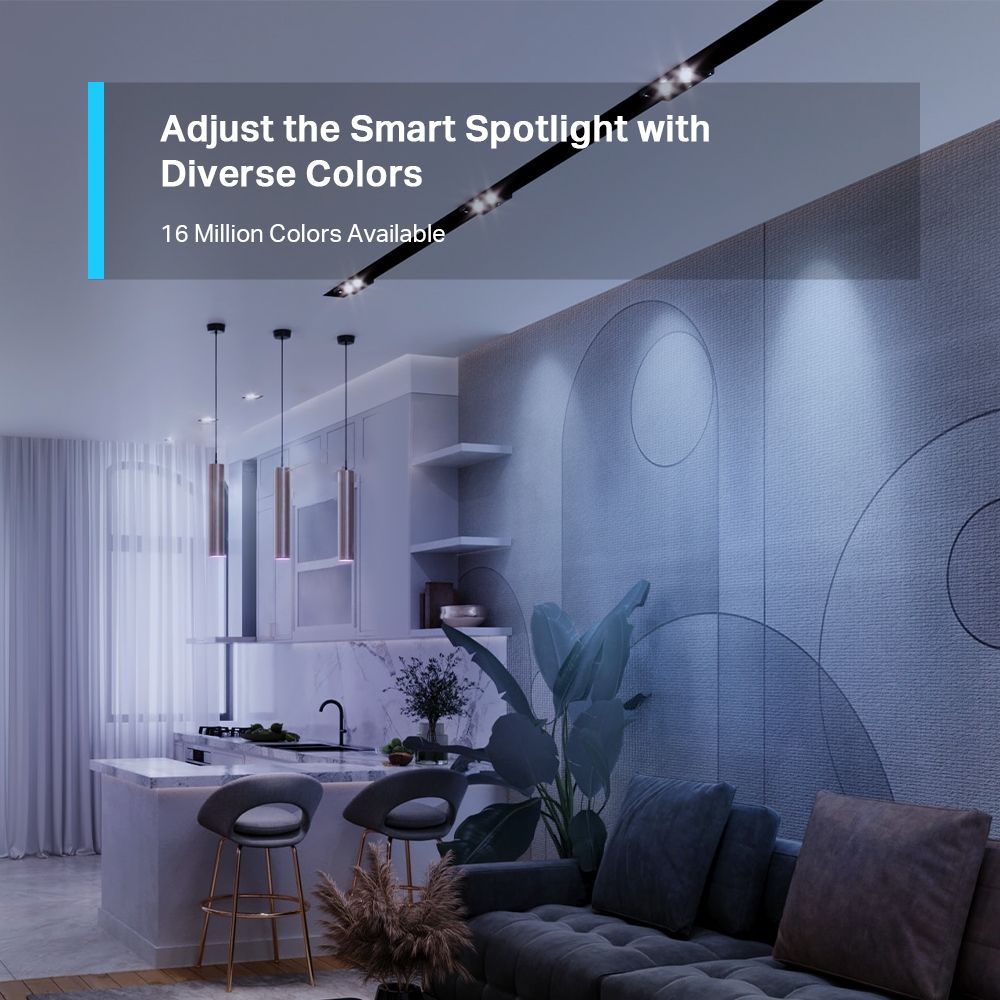 Смарт крушка TP-Link - Tapo L630 2-Pack, 3.7W, GU10, RGB, Wi-Fi Led ...