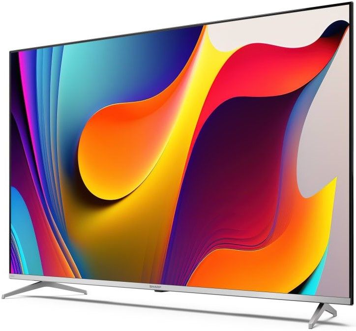 Смарт телевизор Sharp - 55FP1EA, 55'', LED, 4K, сребрист ТОП цена | Ozone.bg