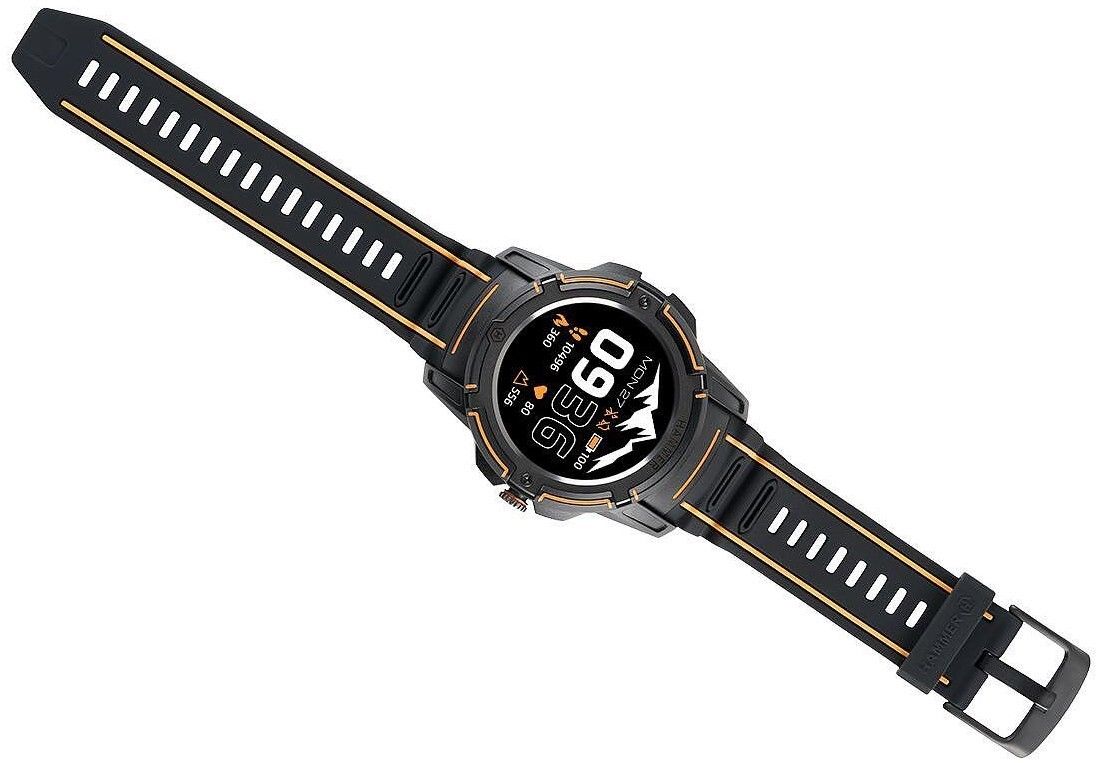 Смарт часовник myPhone - Hammer Smartwatch plus, 48mm,1.3'', черен ...