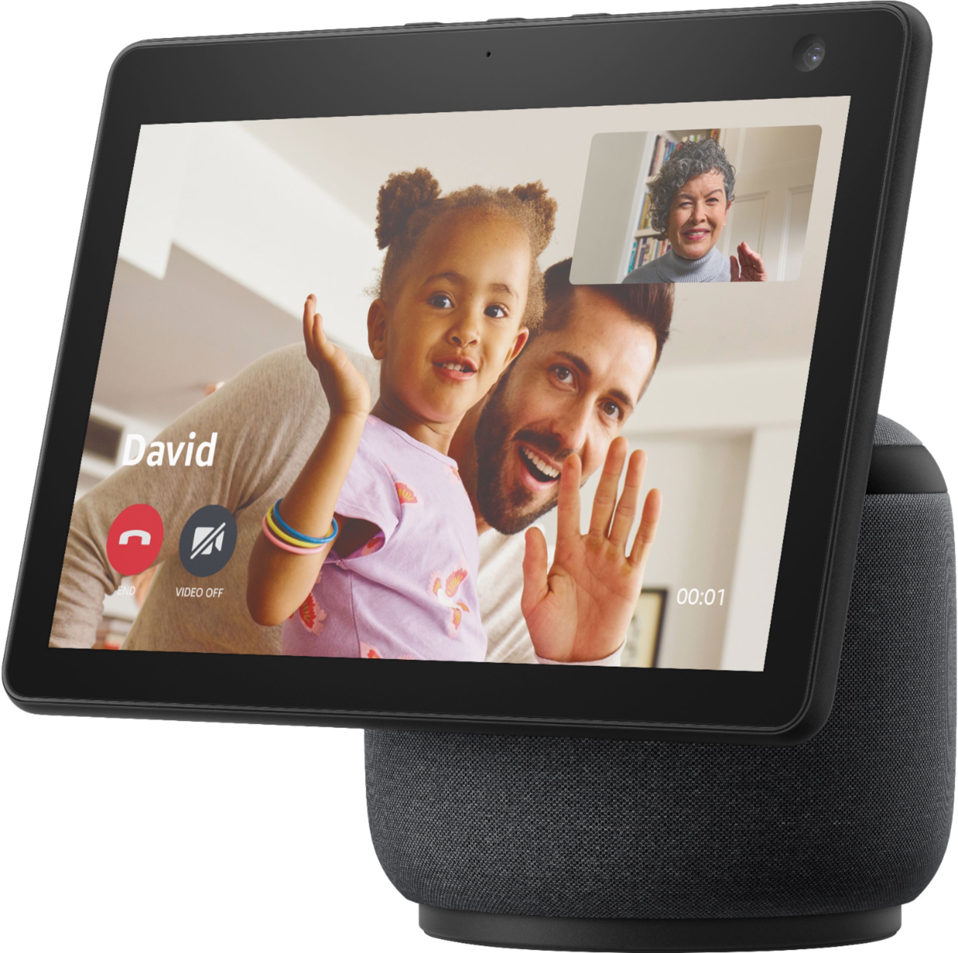 Смарт колона Amazon - Echo Show 10 Gen 3, черна | Ozone.bg