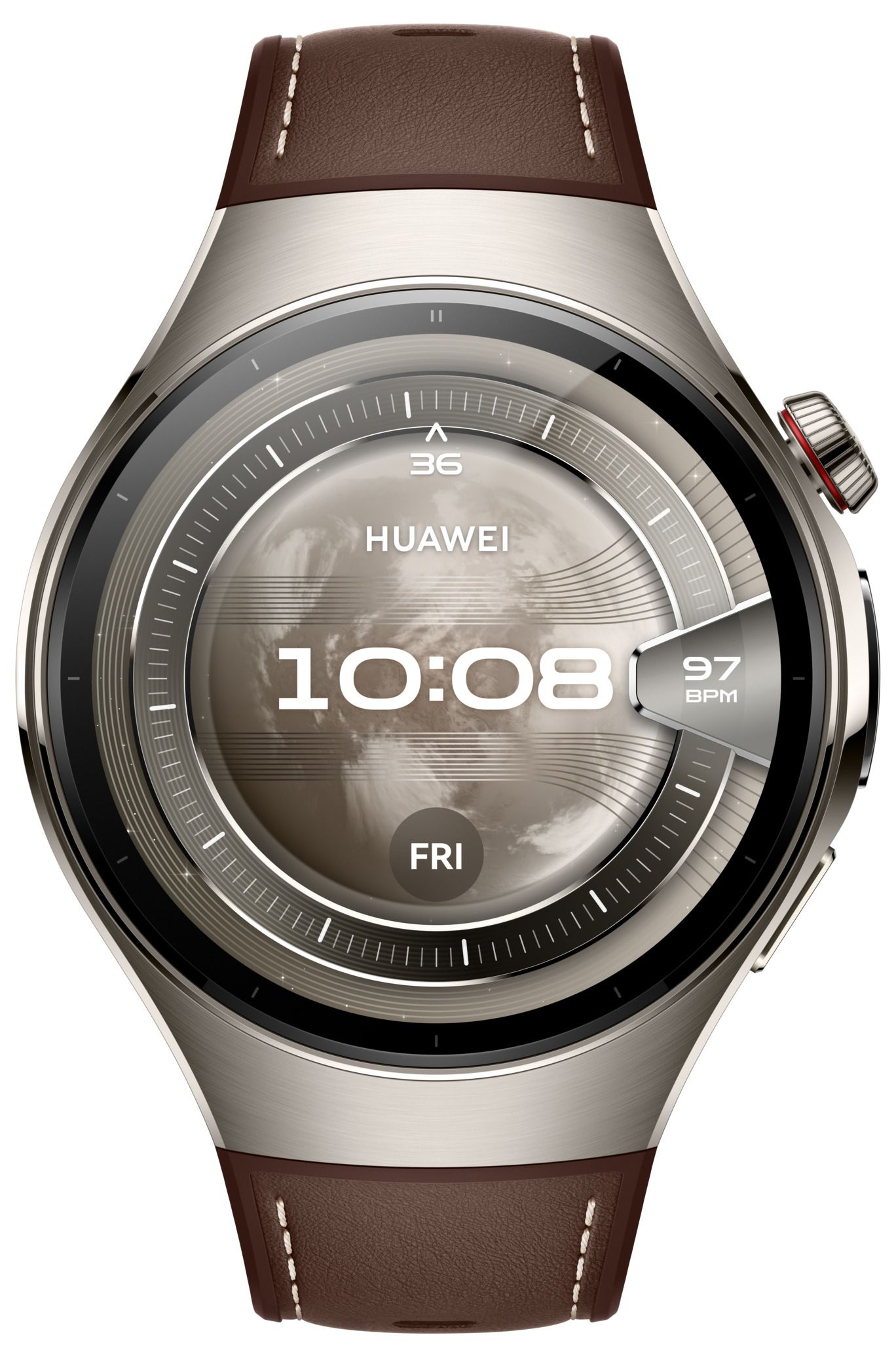 Смарт часовник Huawei - Watch 5, 46 mm, 1.5'', Jupiter Brown | Ozone.bg