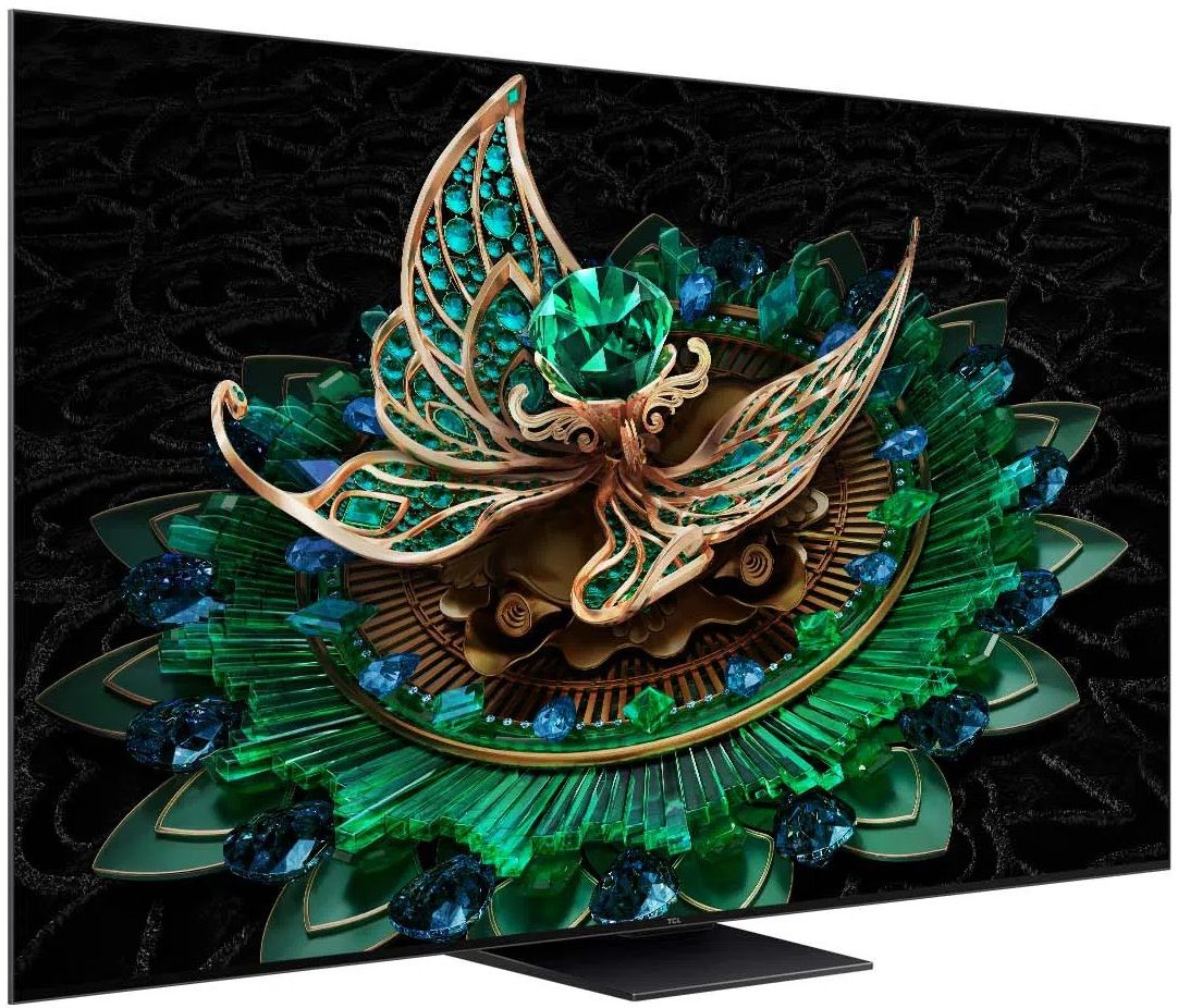 Смарт телевизор TCL - 55C765, 55'', QD-Mini LED, 4K, 144Hz, черен ТОП ...