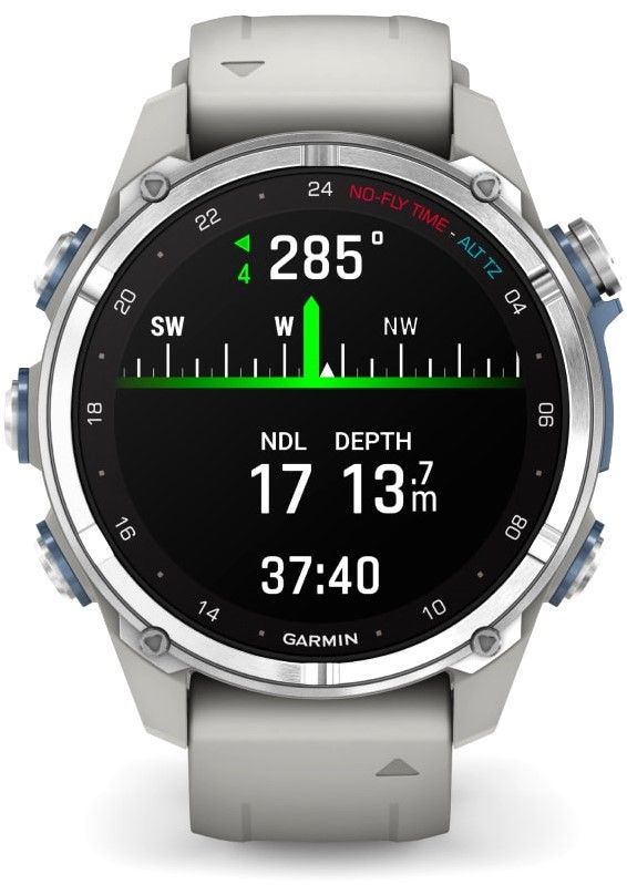Смарт часовник Garmin - Descent MK3, 43 mm, 1.2'', Steel Grey | Ozone.bg
