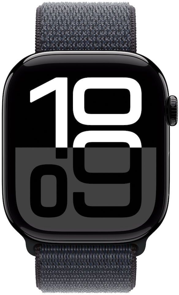 Смарт часовник Apple - Watch S10 GPS, 46 mm, Jet Black Alu Case with ...