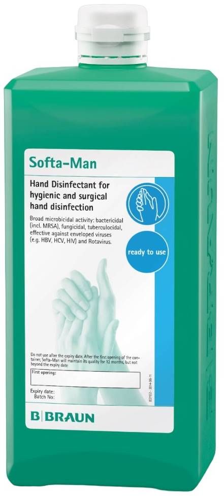 Softa-Man Дезинфектант за ръце, 1000 ml, B. Braun | Ozone.bg