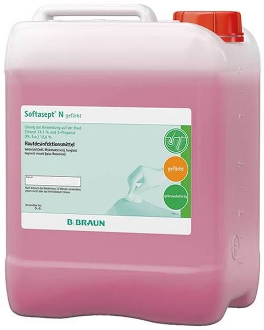 Softasept N Дезинфектант за кожа, оцветен, 5 l, B. Braun | Ozone.bg