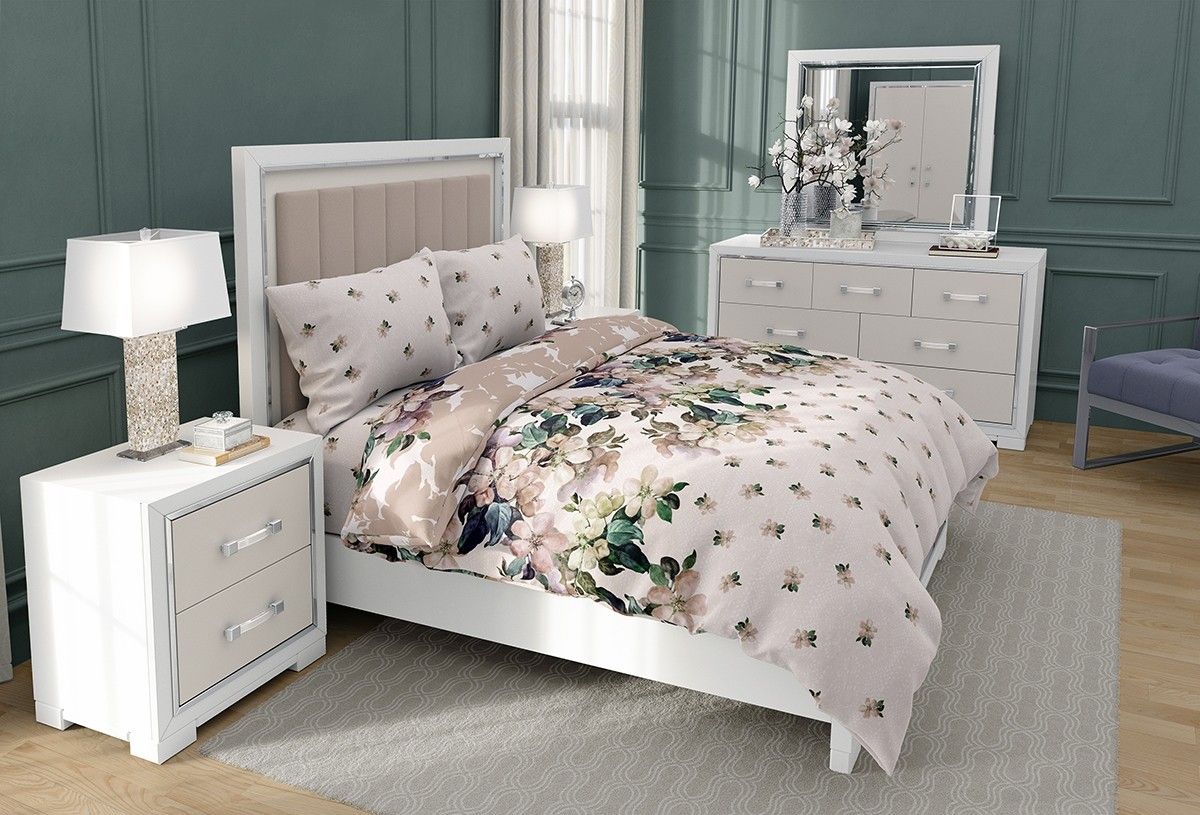 Спален комплект от 4 части Dilios - Laura, 100% памук Ранфорс | Ozone.bg