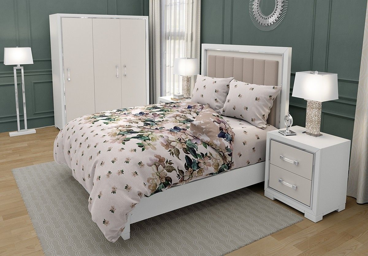 Спален комплект от 4 части Dilios - Laura, 100% памук Ранфорс | Ozone.bg