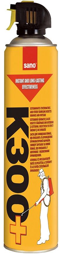 Спрей против насекоми с аерозол Sano - K-300+, 630 ml | Ozone.bg