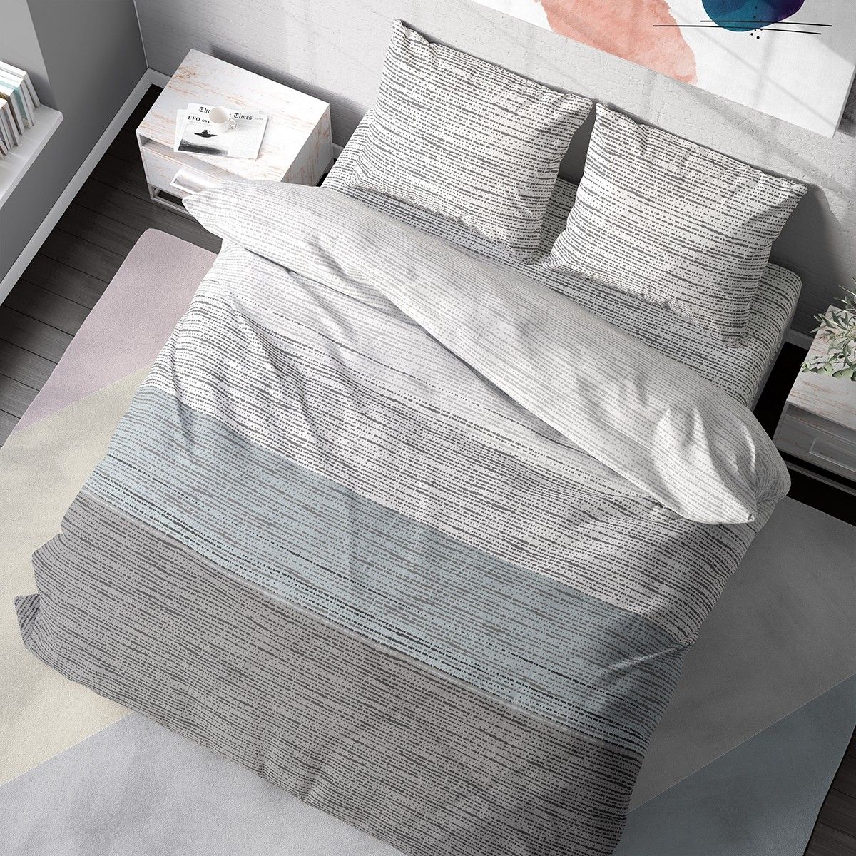 Спален комплект от 5 части Dilios - Mist, 100% памук Ранфорс | Ozone.bg