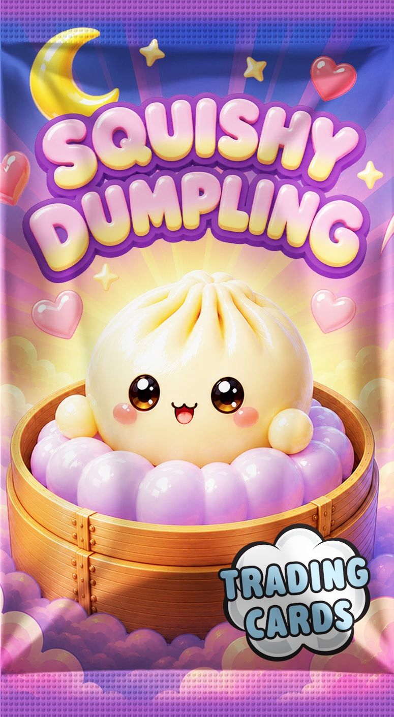 Squishy Dumpling Trading Cards Booster | Ozone.bg