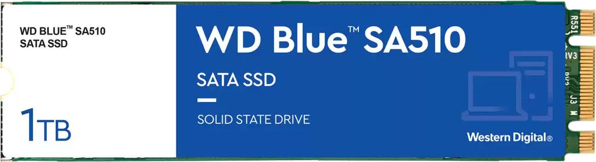 SSD памет Western Digital - Blue, 1TB, M.2, SATA III | Ozone.bg