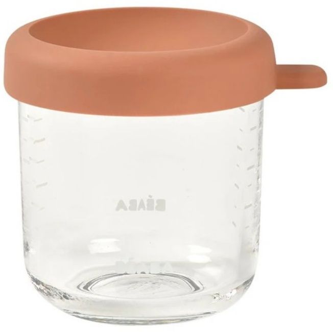 Стъклен контейнер Beaba - Terracotta, 250ml | Добра цена | Ozone.bg
