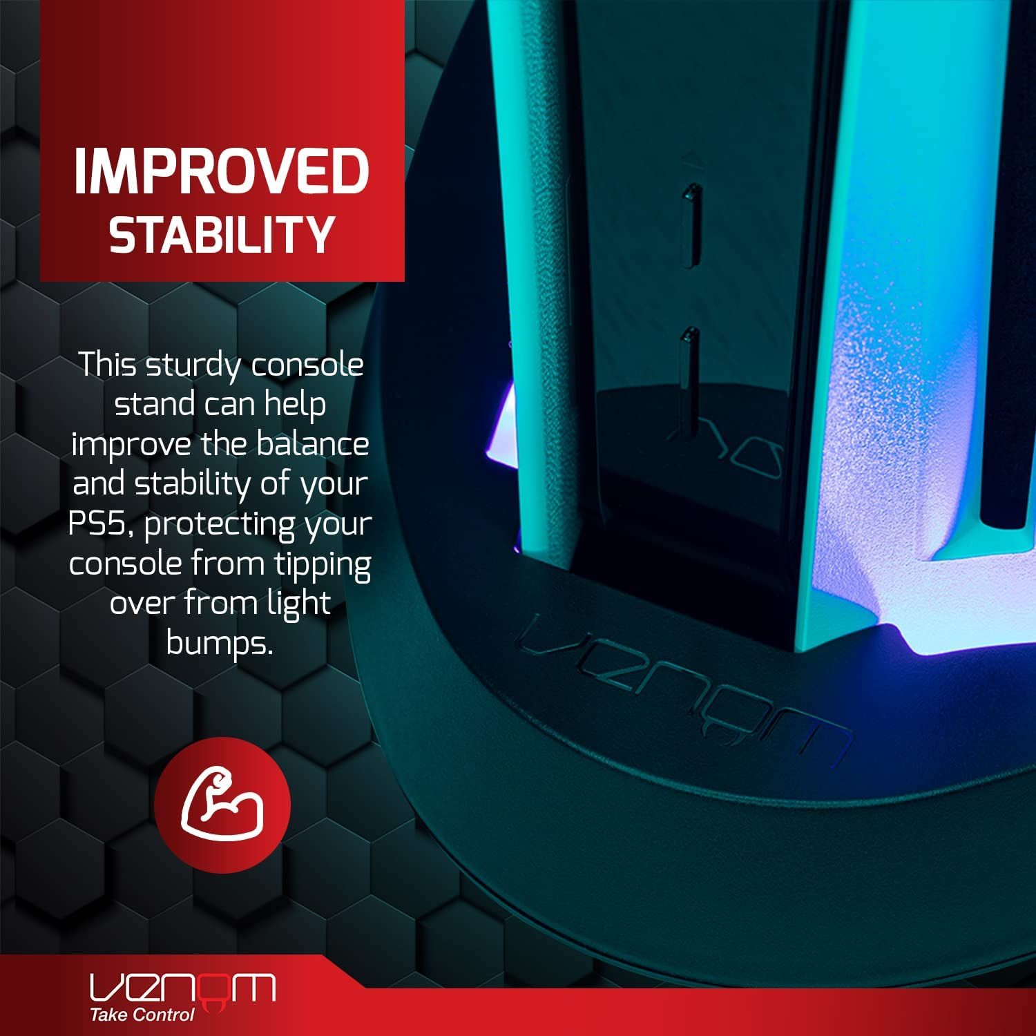 Стойка за конзола Venom - Multi-Colour LED Stand (PS5) | Ozone.bg