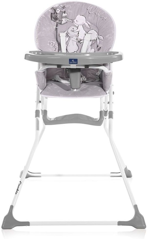 Столче за хранене Lorelli - Cookie, Grey Rabbits | Добра цена | Ozone.bg