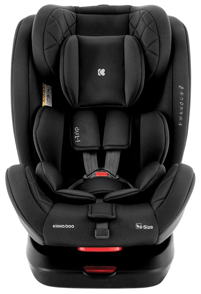 Столче за кола KikkaBoo - i-Trip, i-Size, 40-150 cm, черно | Добра цена | Ozone.bg
